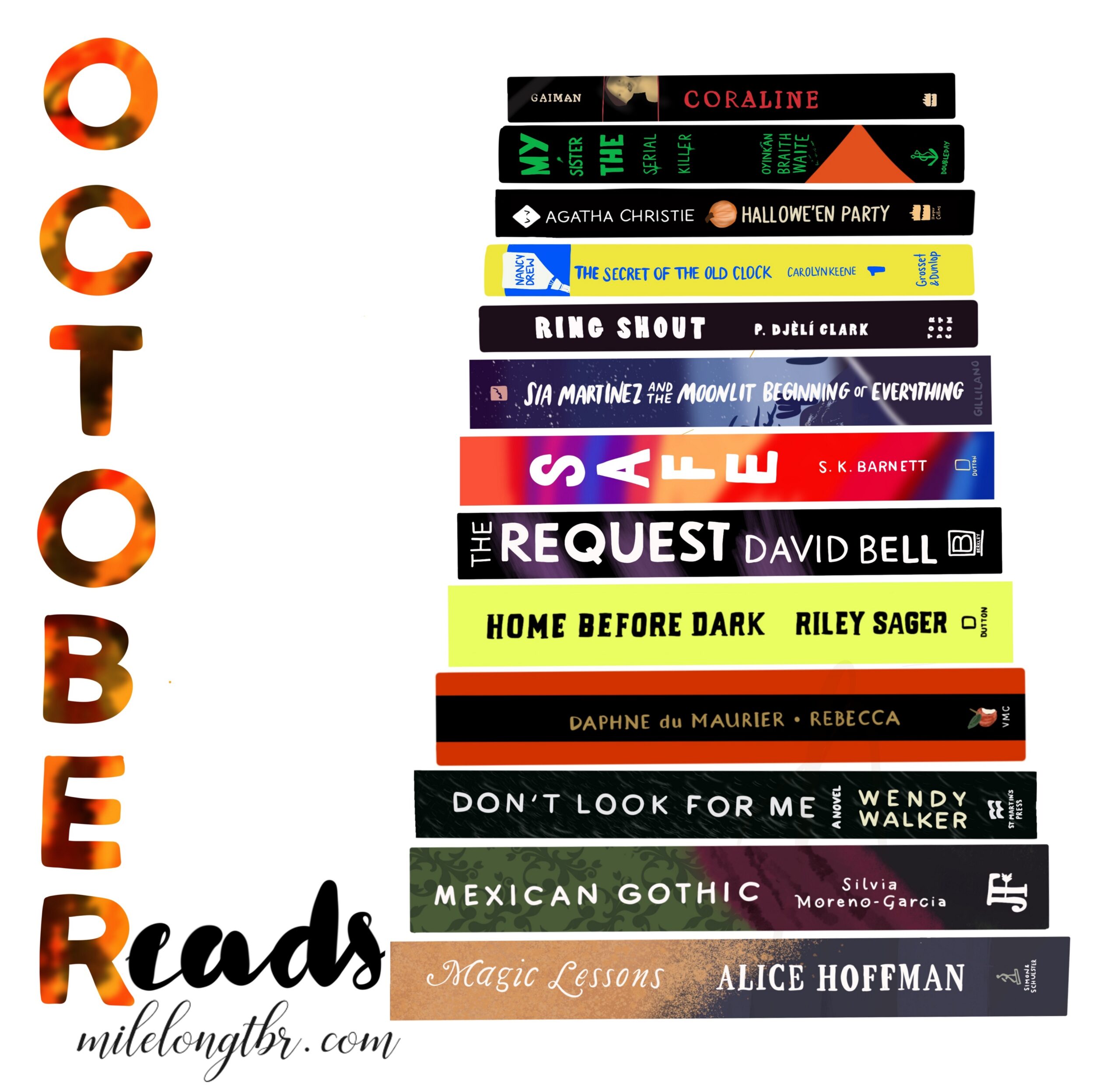 October Reads: 13 Spooky Books Ranked - Mile Long TBR